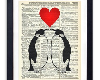 Penguin book poster | Etsy