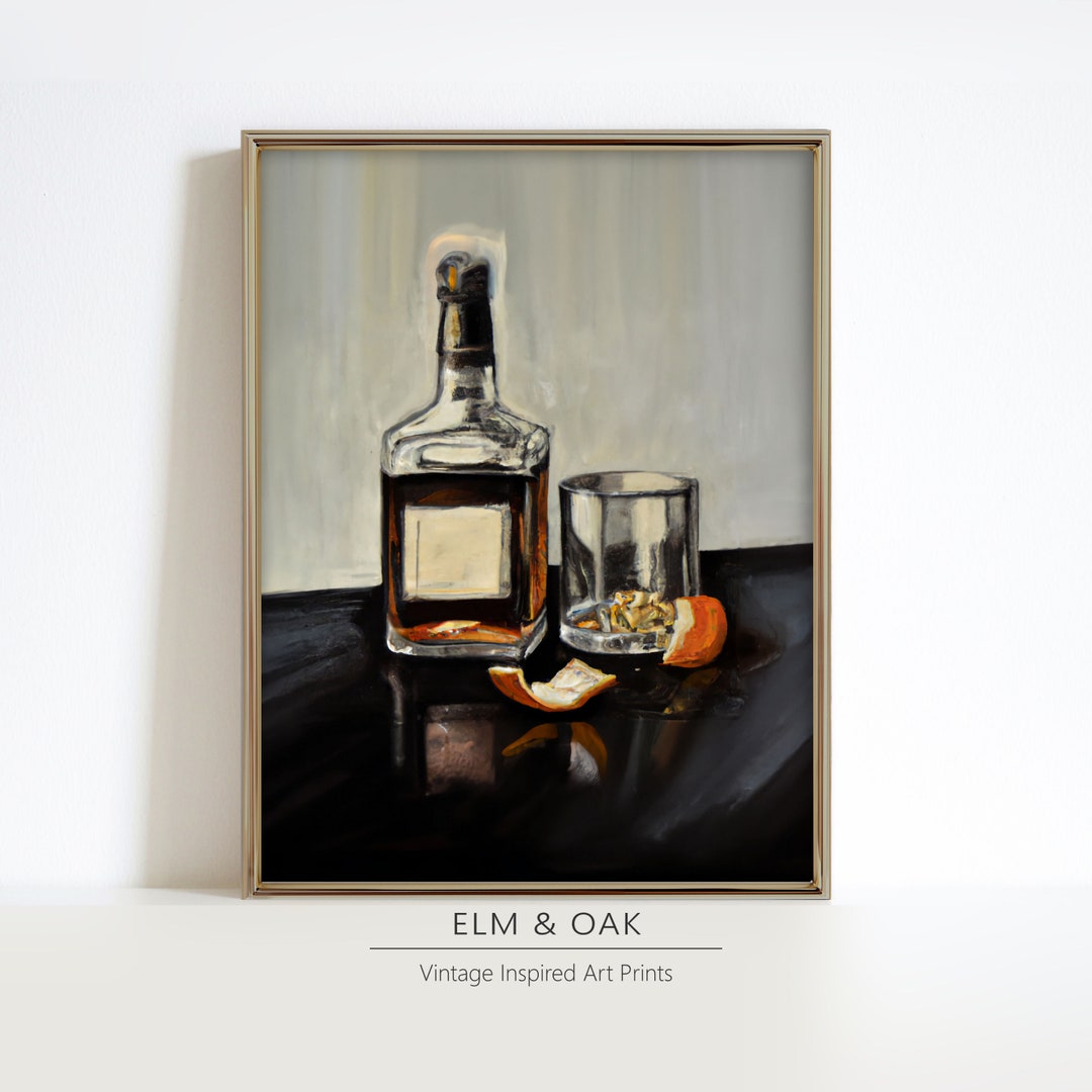 One More Pour Abstract Cocktail Oil Painting Modern - Etsy