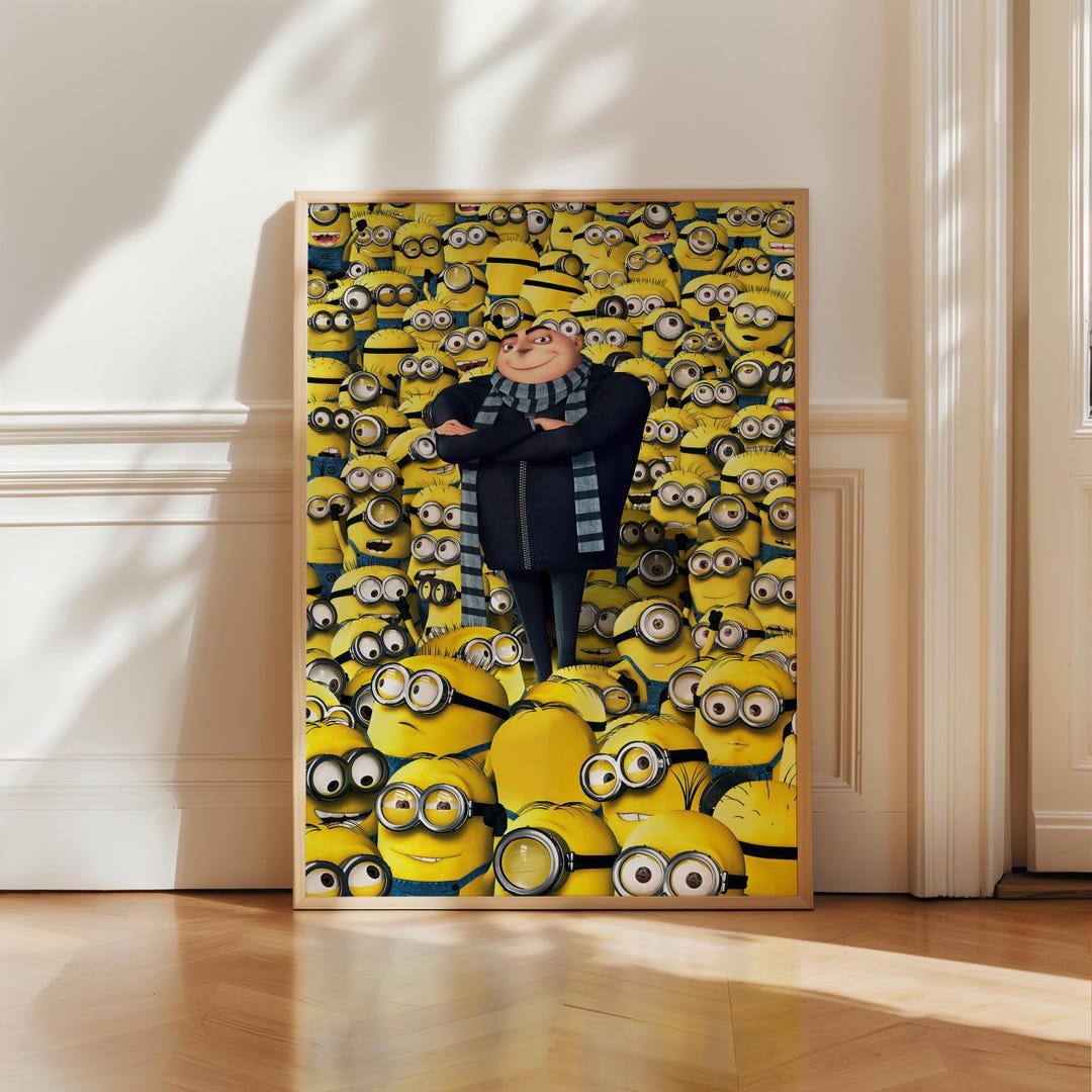 Despicable Me, Movie Poster Home Decor Art for Living Room Office Game ...