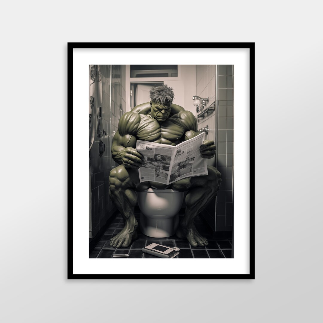 Hulk Art Print, Funny Humor Wall Art, Star Wars Home Decor Art for ...