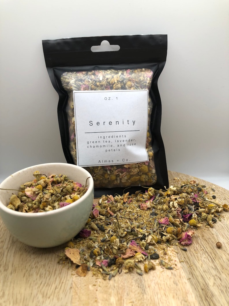 Organic Serenity Tea. Loose Leaf Tea Blend. Calming Tea Blend. - Etsy