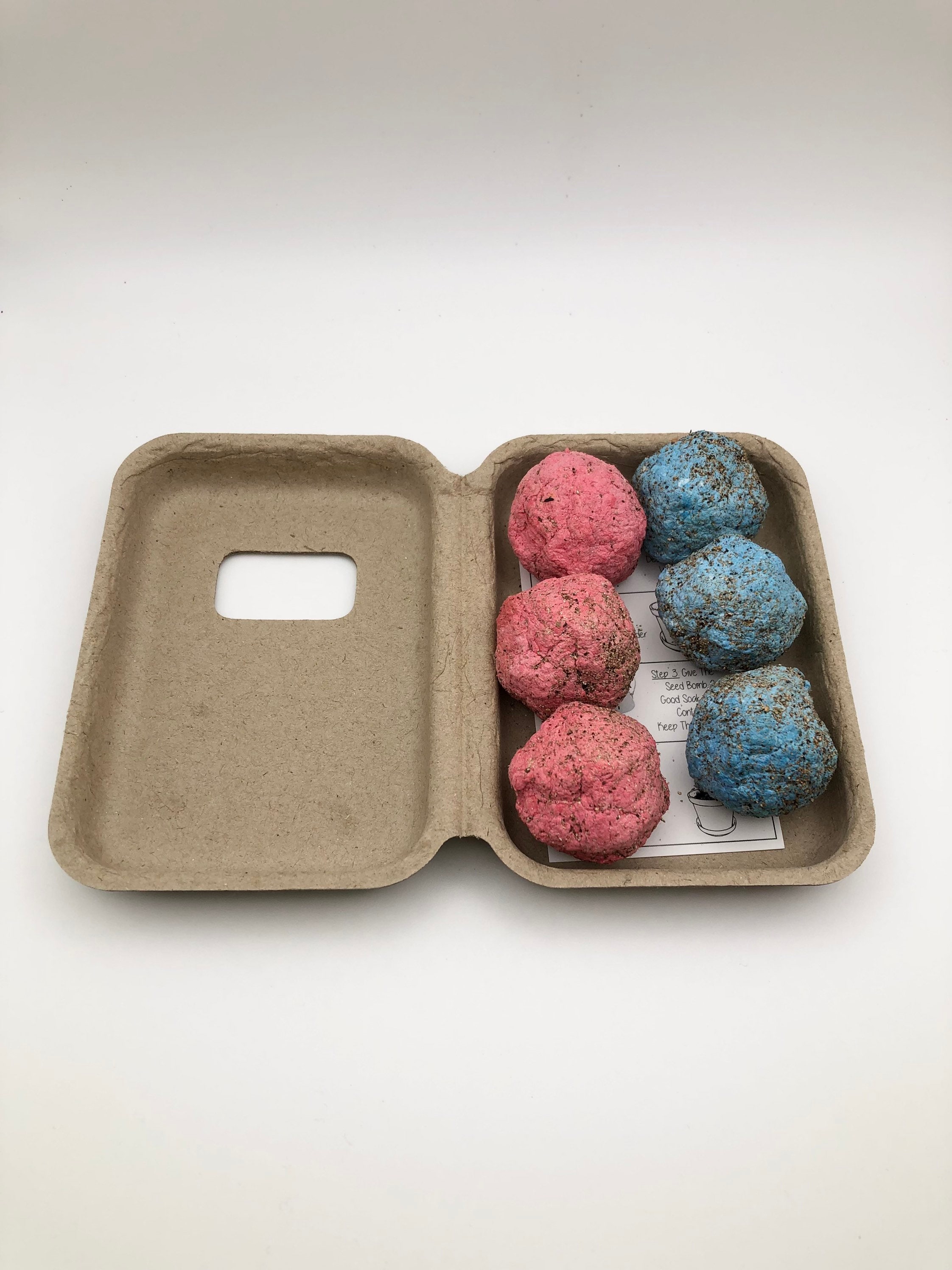 Wildflower Seed Bomb Box. Gardening Gift. Seed Bombs. Recycled ...