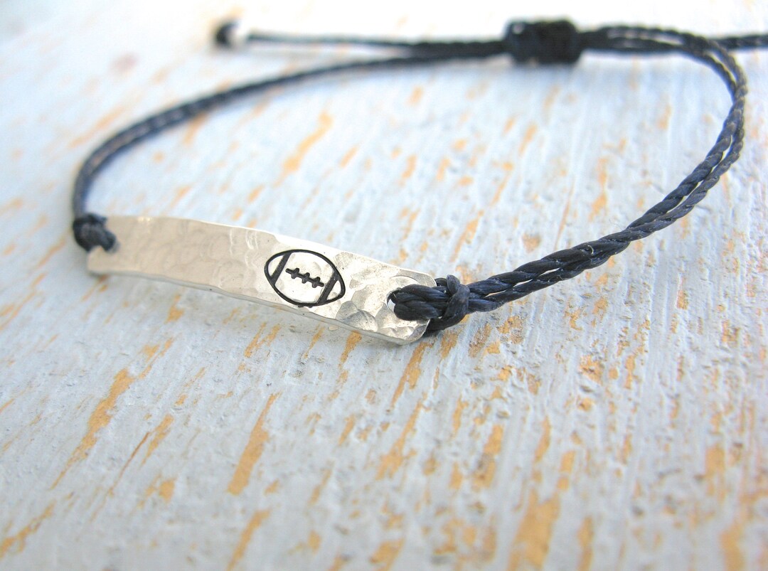 Football Bracelet, Football Jewelry, Football Team Bracelet, Football ...