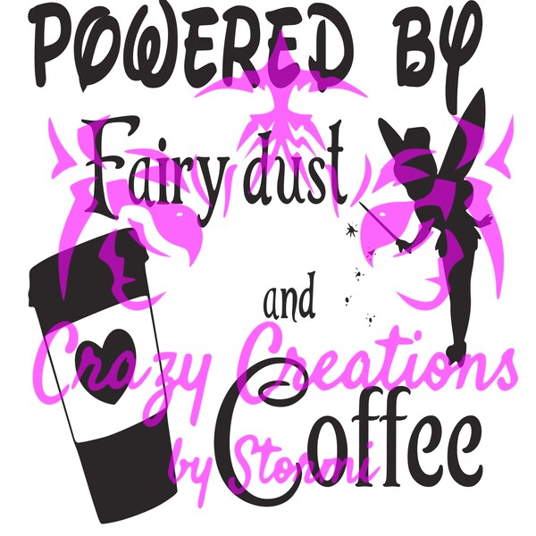Powered by Fairy Dust Svg - Etsy