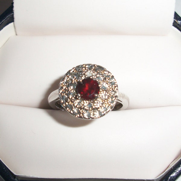 Art Deco Ruby Ring - Etsy