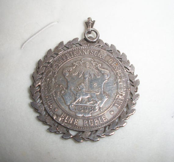 Sterling 1898 German East Africa Guilemus II Imperato… - Gem