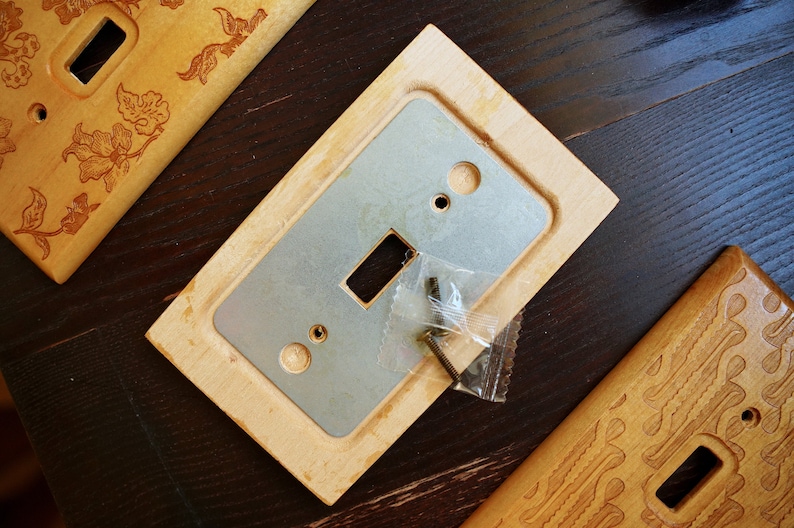 Javanese Batik Motif Laser Engraved Light Switch Cover - Indonesian ...