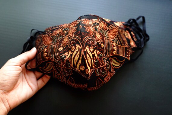 Authentic Batik Handmade Triple-layered Face Mask Fabric - Etsy