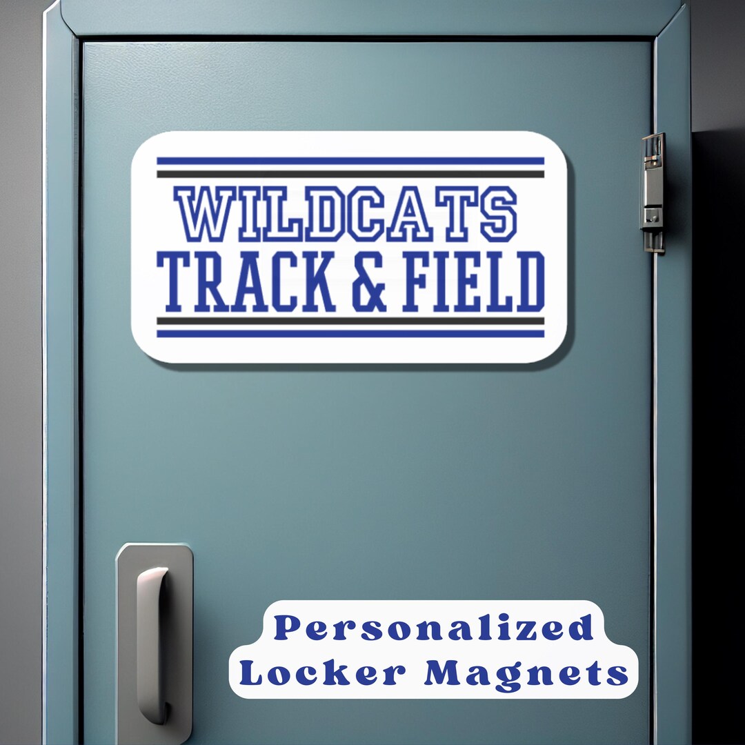Track and Field Magnet for Lockers | Track Sticker for Water Bottle ...
