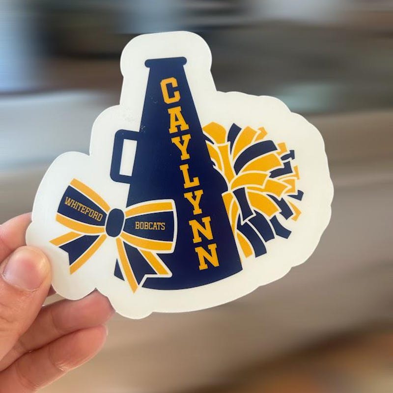 Custom Cheer Mom Stickers - Etsy