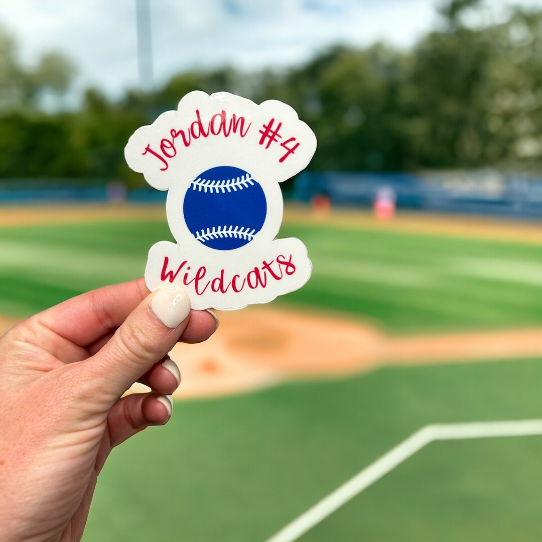 Personalized Softball Stickers Custom Softball Team Gift Gift for ...
