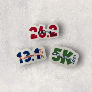 Personalized 26.2 Stickers Custom Marathon Stickers Marathon Runner ...