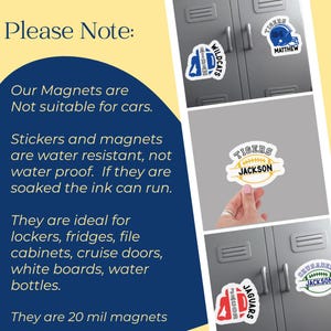 Personalized Basketball Locker Magnet | Senior Night Gift | Custom Name ...