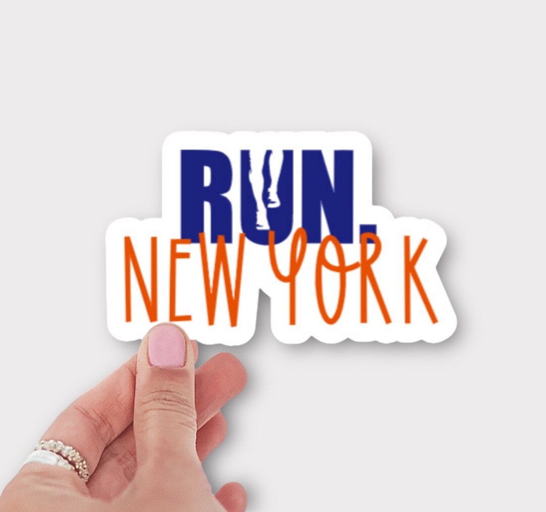 Run New York Sticker or Magnet Marathon Sticker for Water Bottle ...