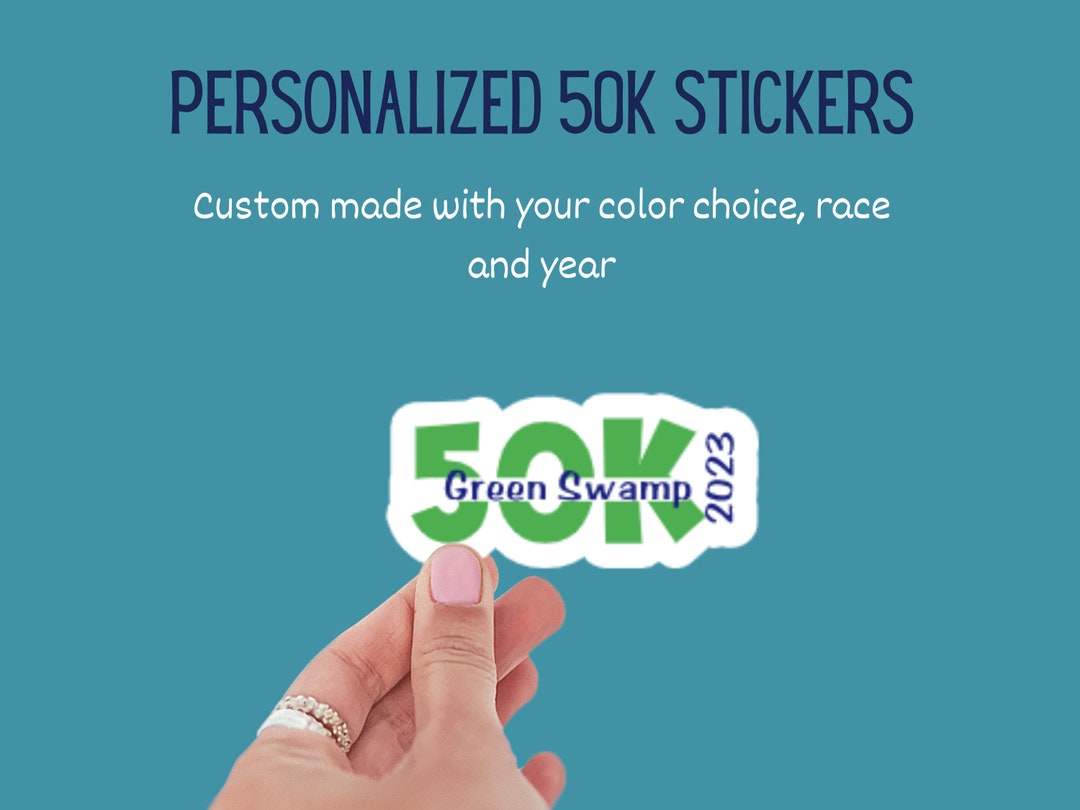 Personalized 50K Stickers Custom 50K Stickers Ultra - Etsy