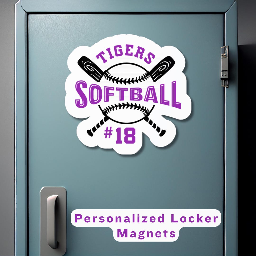Softball Senior Night Gift | Custom Softball Magnet | Sports Team ...