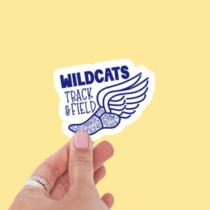 Track and Field Magnet for Lockers | Track Sticker for Water Bottle ...