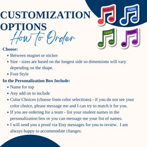 Personalized Band Locker Magnets | Marching Band Stickers | Band Spirit ...