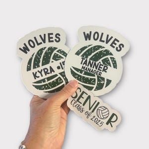 Senior Volleyball Sticker or Magnet Personalized Volleyball Vinyl ...