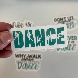Dance Sticker Set Dance Water Bottle Sticker Gift for Dancer Stocking ...