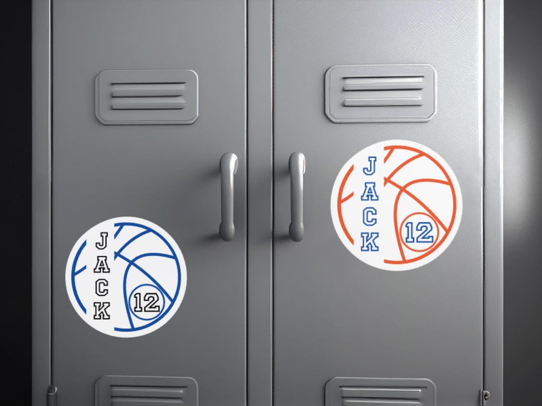 Personalized Basketball Magnet for Locker Basketball Magnet for Tumbler ...