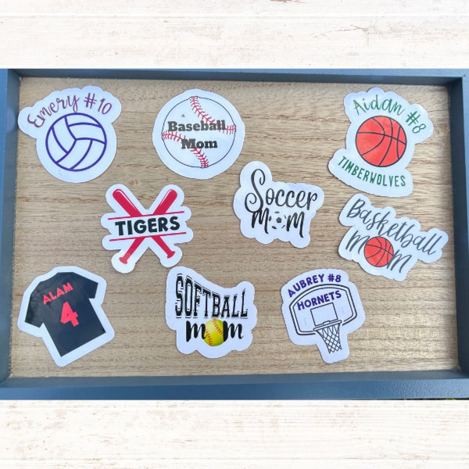 Personalized Volleyball Sticker or Magnet Team Name Sticker - Etsy