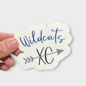 XC Team Sticker Sets Set of 10 Stickers XC Running Stickers Cross ...