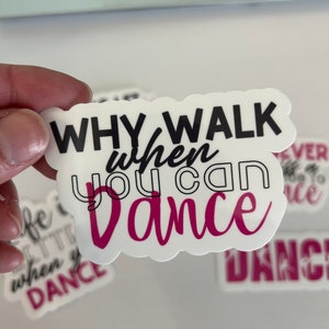 Dance Sticker Set Dance Water Bottle Sticker Gift for Dancer Stocking ...