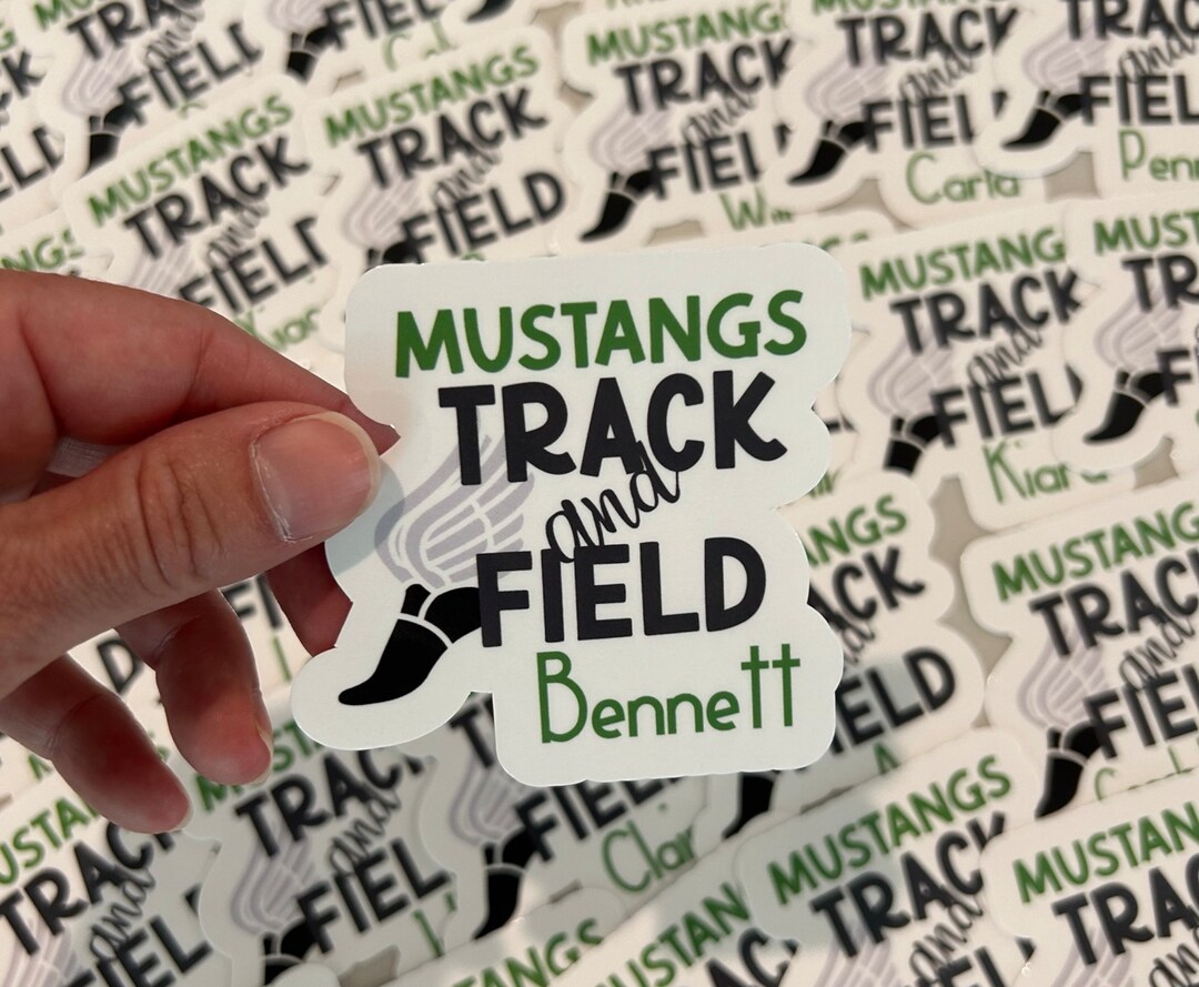 Track and Field Personalized Stickers | Track Team Sticker Sets | Track ...