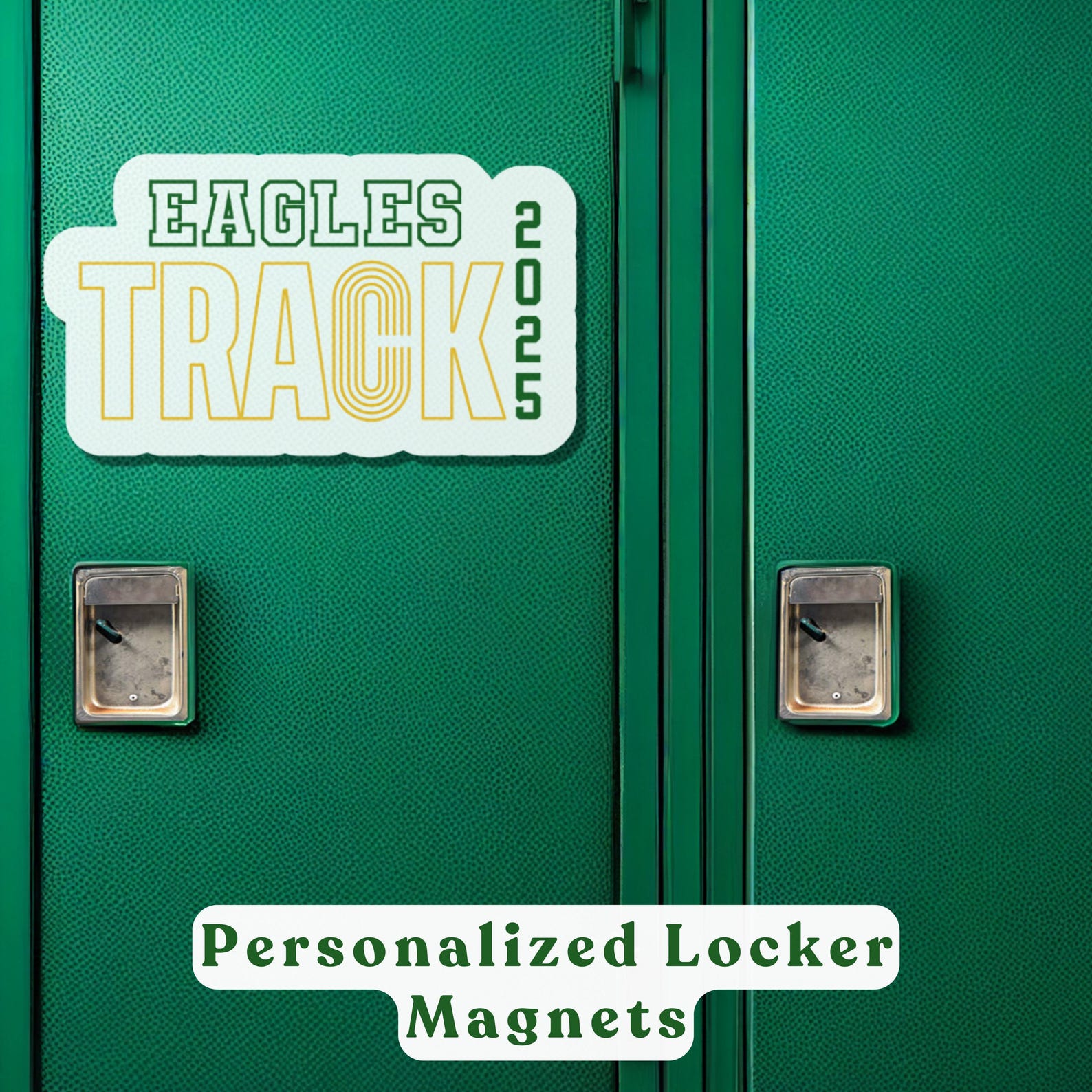Personalized Track and Field Locker Magnet - Team Gift - Etsy