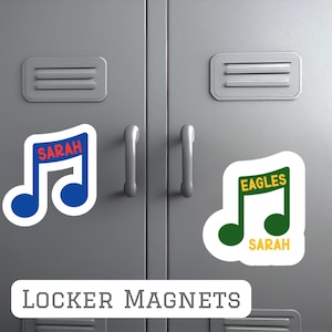 Personalized Band Locker Magnets | Marching Band Stickers | Band Spirit ...