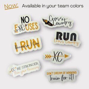 Cross Country Runner Stickers Set - Personalized XC Gift for Runners ...