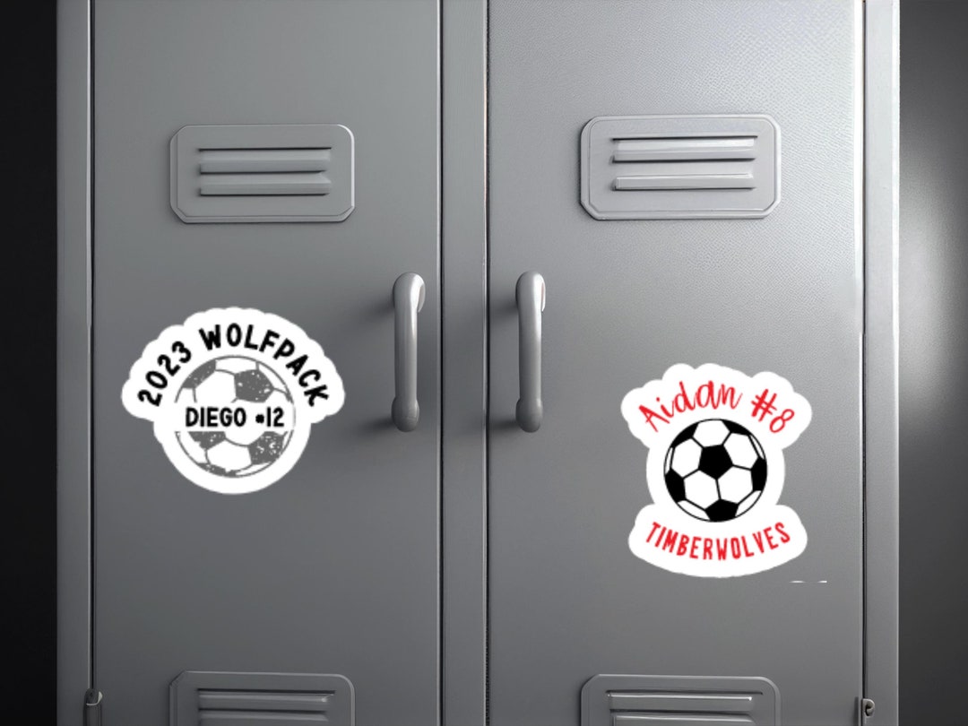 Personalized Soccer Magnet for Locker | Soccer Magnet for Tumbler ...