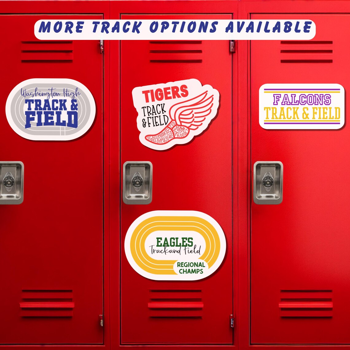Personalized Track and Field Locker Magnet - Team Gift - Etsy
