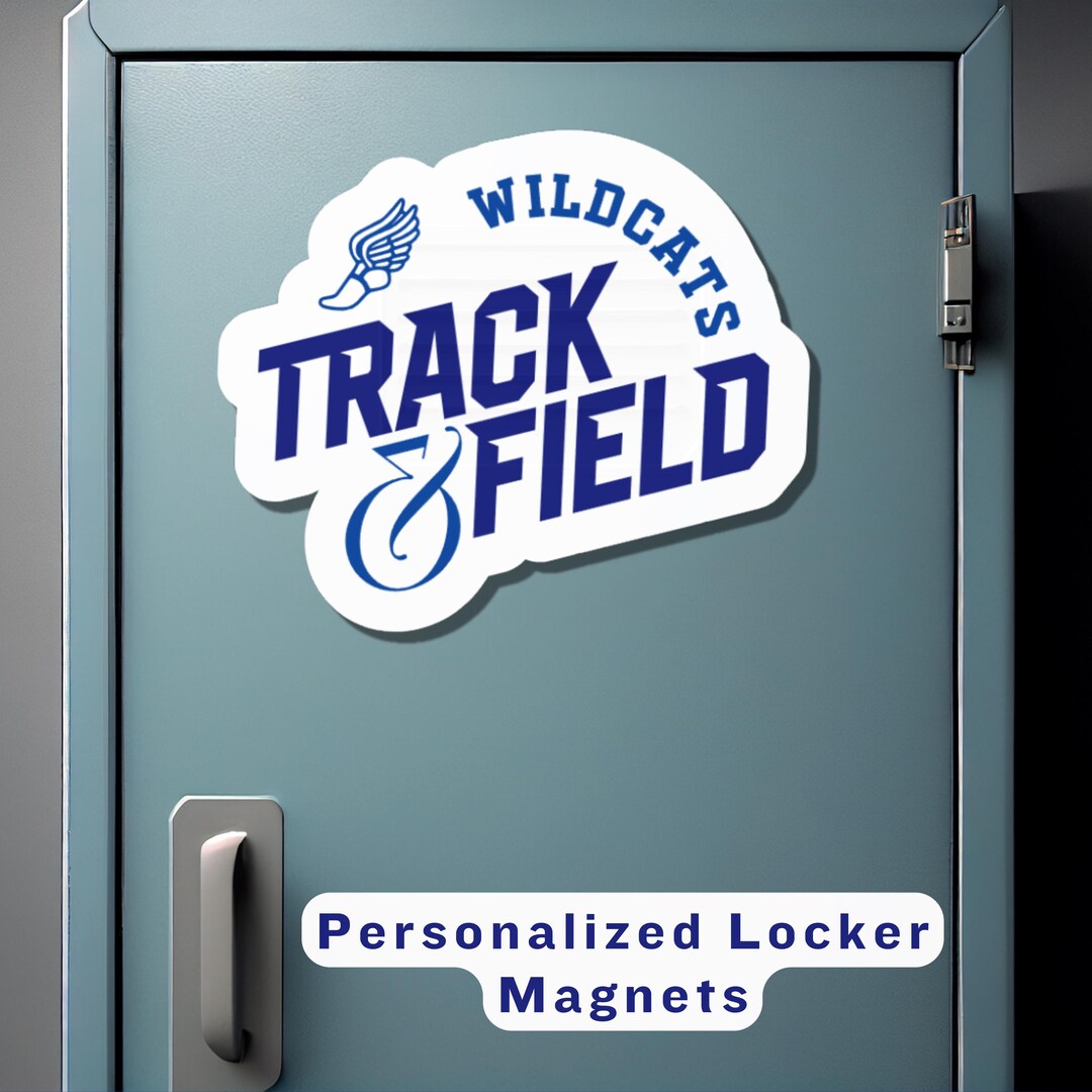 Track Senior Night Gift | Personalized Track Magnet | Custom Name ...