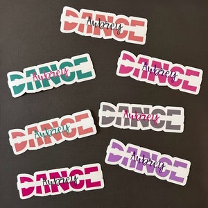 Personalized Dance Sticker With Name | Custom Dance Stickers | Dancer ...
