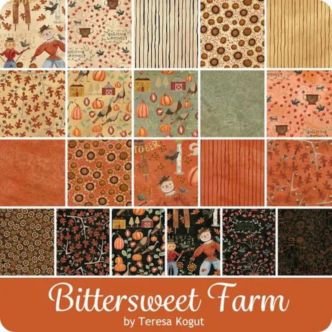 Bittersweet Farm Fat Quarter Bundle - Teresa Kogut for Riley Blake ...