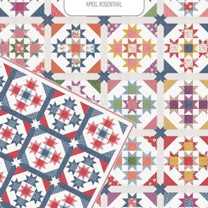 July Sky Quilt Pattern Featuring Zinnia by April Rosenthal of Prairie ...