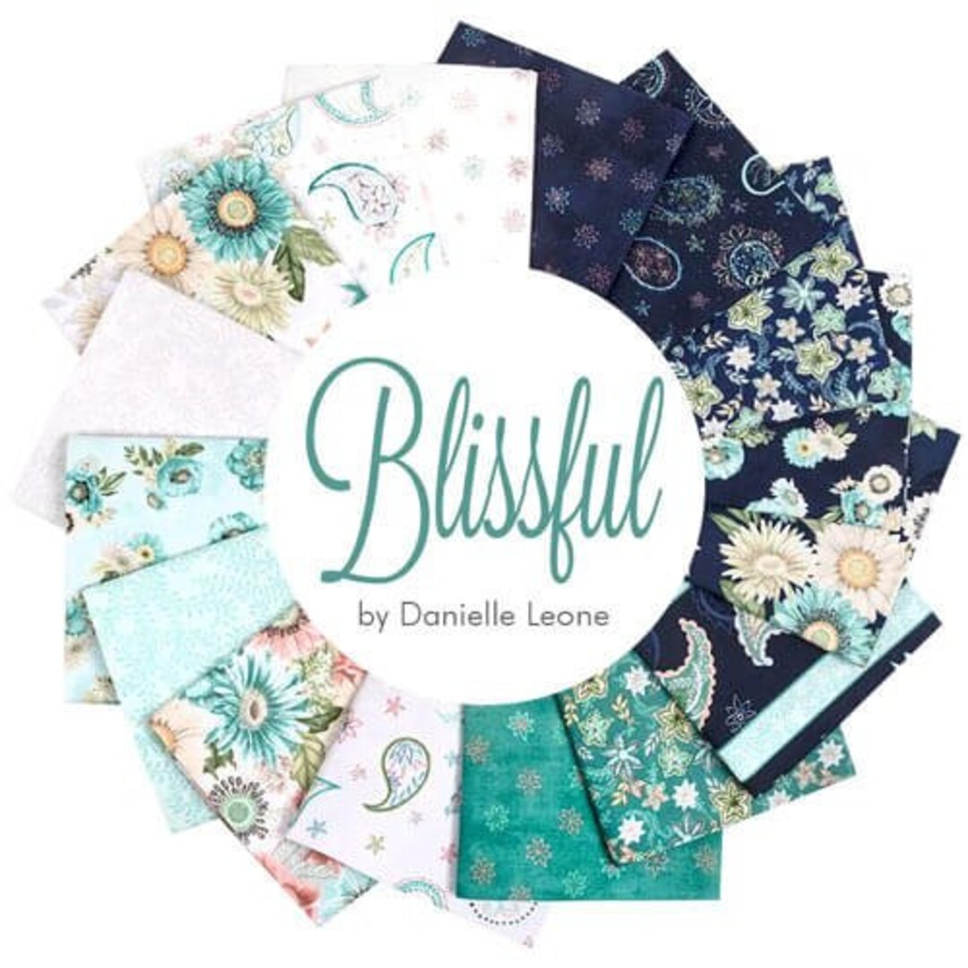 Blissful Fat Quarter Bundle, Danielle Leone for Wilmington Prints, 16 ...