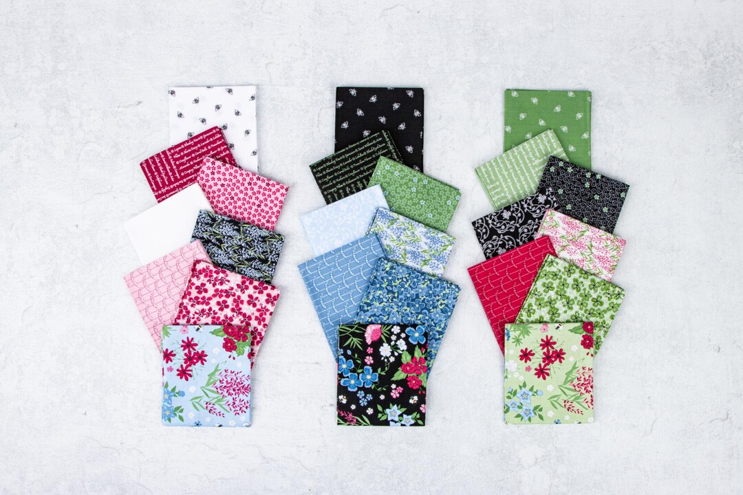 Perennial Fat Quarter Bundle - Jill Finley of Jillily Studio for Riley ...