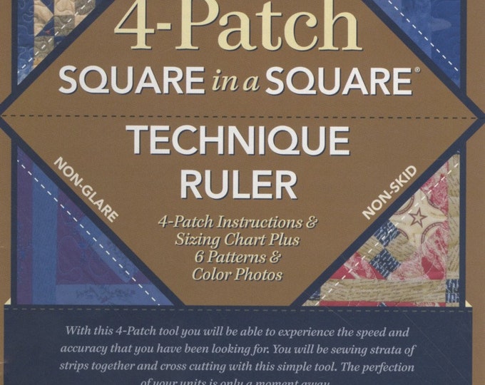 4-patch Square in a Square Technique Ruler W/instructions by Jodi Barrows, QYSNS-R6 - Etsy