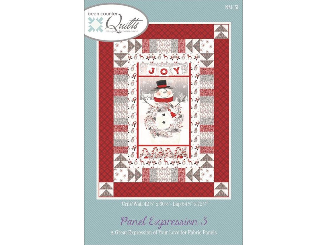 Panel Expression 3 Quilt Pattern Wall Hanging or Lap Quilt | Etsy