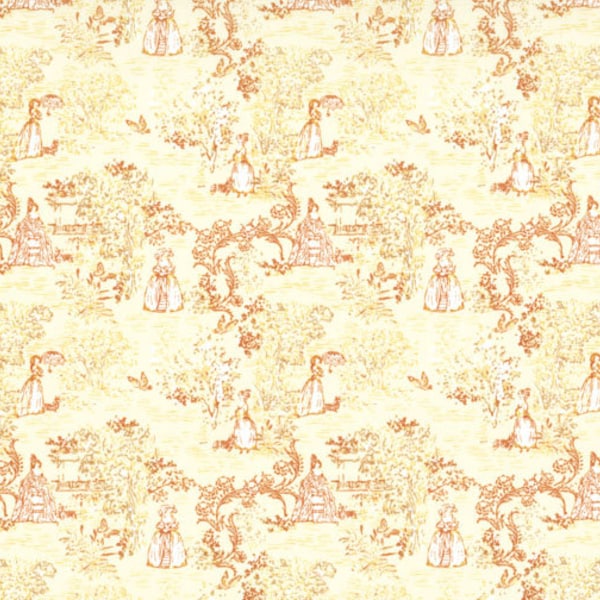 English Toile Fabric - Etsy