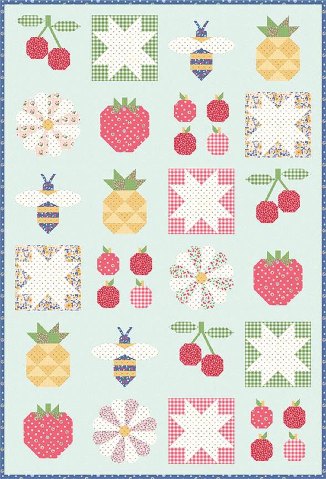 Summer Sugar Quilt Pattern by Melissa Mortenson - Quilt Size 58" X 86 ...