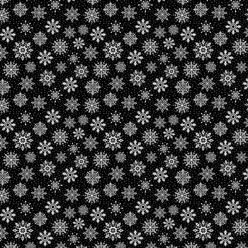 Black Snowflakes - Etsy