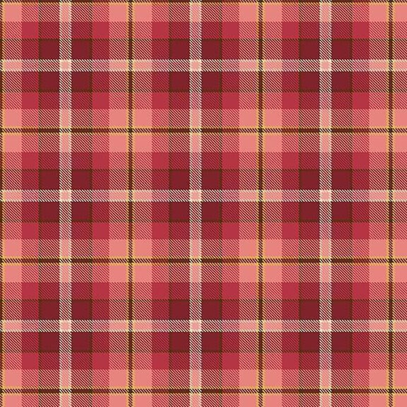 Pink Plaid Fabric - Etsy