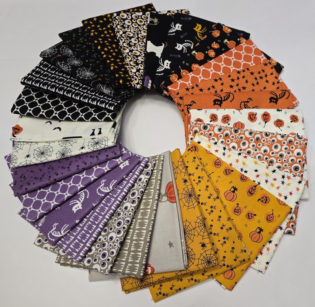Beggar's Night Fat Eighth or Fat Quarter Bundle, Sandy Gervais for ...