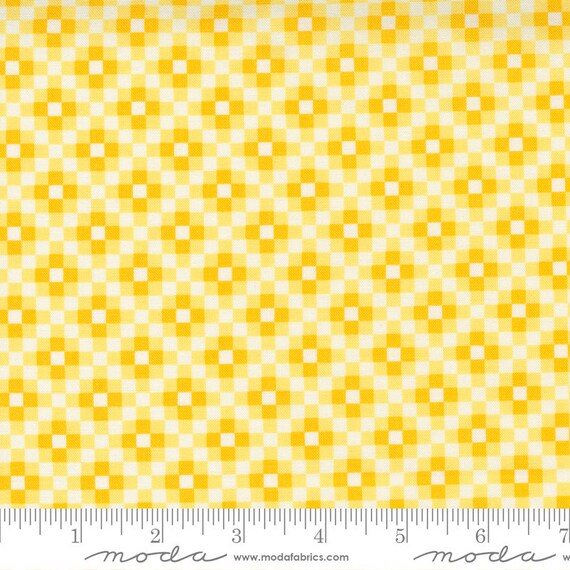 Love Lily Lemonade Yellow Check Floral April Rosenthal of - Etsy