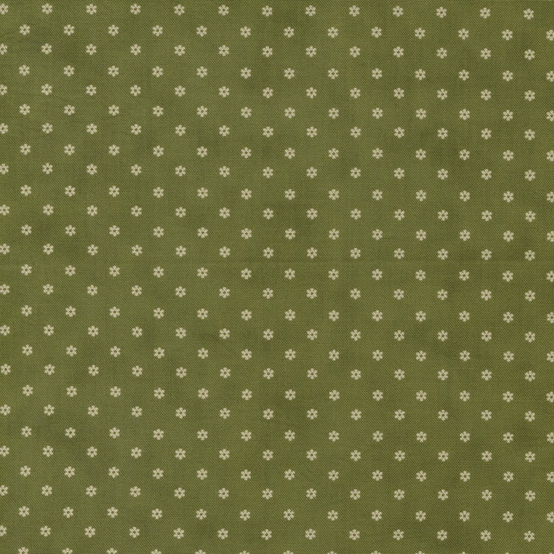 Garden Gatherings Daisy Sprout Green, Primitive Gatherings for Moda ...