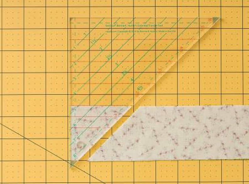 Bonnie Hunter Essential Triangle Tool, Acrylic Quilt Ruler, Quickly ...